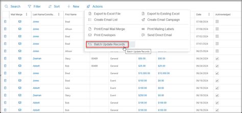 Batch Update Records Documents Associationsphere