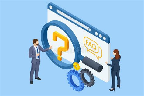 Isometric Question Marks Message Box With Question Chatbot Technology Ai Chat Bot Based On