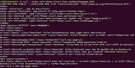 Linux Curl Command Examples Part 1
