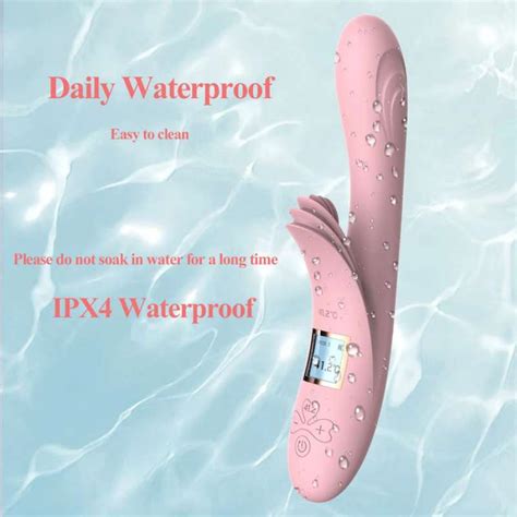 Promo Lilo Rabbit Magic Wand Vibrator Tounge Licking Heating Sex Toys Wanita Diskon Di