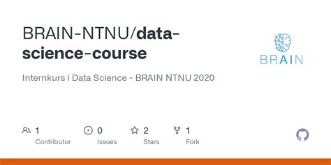 Github Brain Ntnu Data Science Course Internkurs I Data Science Brain Ntnu