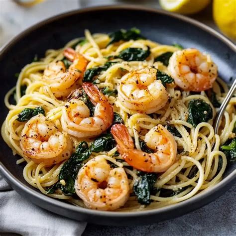 Lemon Garlic Shrimp Pasta With Spinach An Incredible Ultimate Recipe