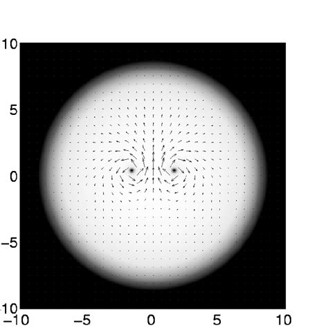 Computed Spatial Distribution Of The Squared Modulus Of The Order