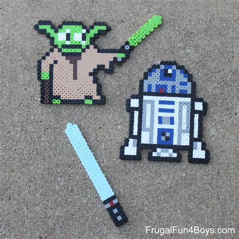 Star Wars Perler Designs Star Wars Perler Beads Patterns Frugal Fun