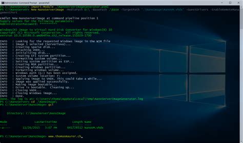 how to create a nano server image thomas maurer
