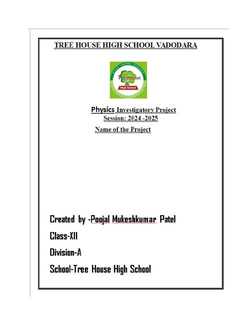 Phy Project Pdf Capacitor Series And Parallel Circuits