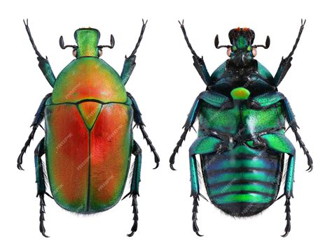 Premium Photo Beetle Specimen On White Background