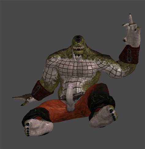 Rule 34 3d Balls Bara Barefoot Batman Series Dc Dc Comics Erection Gesture Killer Croc