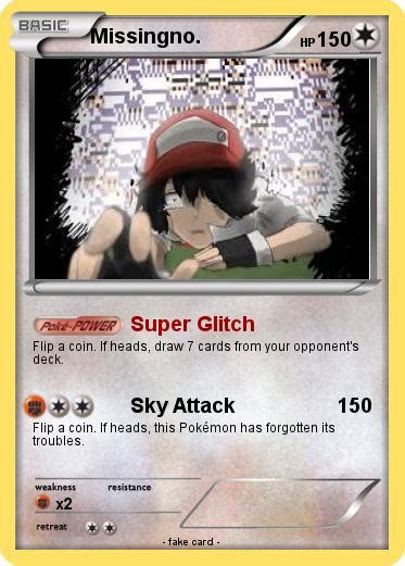 Pokémon Missingno 1625 1625 Super Glitch My Pokemon Card