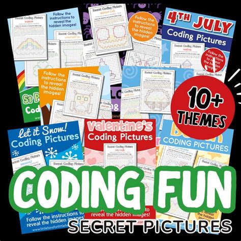 Printable Secret Coding Pictures Little Bins For Little Hands