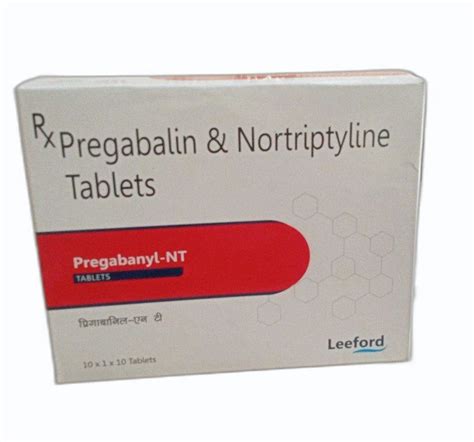 Pregabalin Nortriptyline Tablets At Rs 1550 Box Pregabalin Nortriptyline Tablets In Cuttack