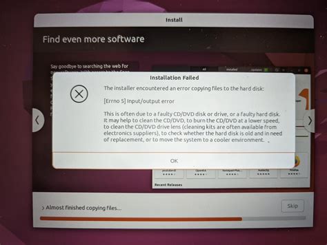 i keep getting this error trying to reinstall have tried multiple usb