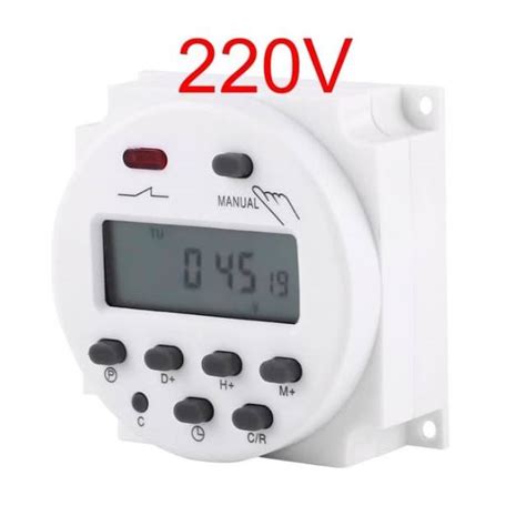 Jual AC 220V DC 12V Digital Timer Programmable Switch On Off Cn101A Timer Digital Shopee Indonesia