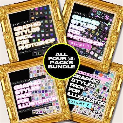 Graphic Styles Pack Bundle 4