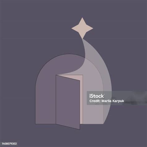 별과 집 로고 템플릿 베들레헴의 별 집 아이콘으로 별빛 보라색 단색 벡터 일러스트 레이 션 금속에 대한 스톡 벡터 아트 및 기타