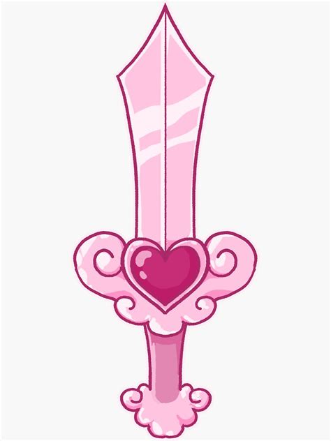 Heart Sword Sticker 7 Sticker By Omegaylomaniac Redbubble