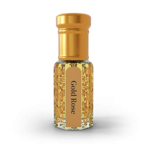 Gold Rose Attar By Pure Long Lasting Roll On Perfume Alcohol Free