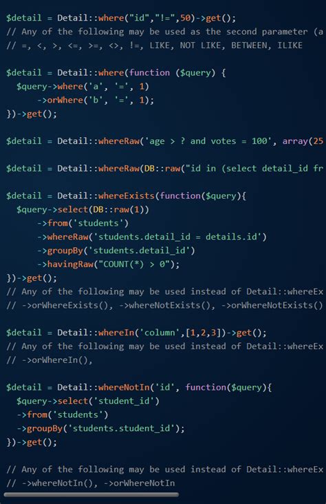 Cheat Sheet For Eloquent Orm In Laravel Intertoons Internet