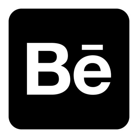Font Awesome Brands Square Behance Icon Font Awesome Brands Iconpack Font Awesome Team