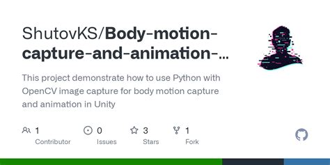 Github Shutovksbody Motion Capture And Animation In Unity This