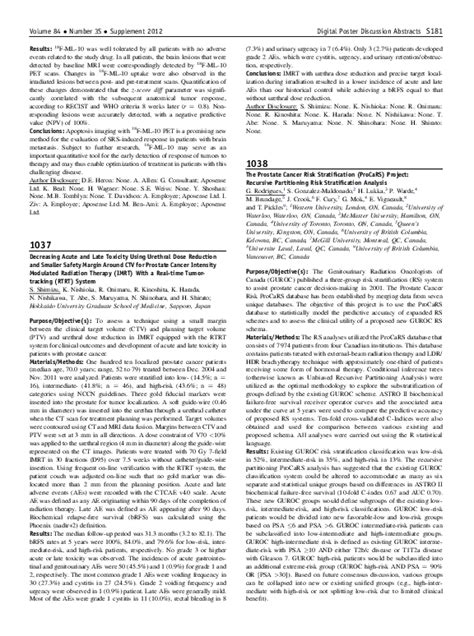 pdf the prostate cancer risk stratification procars project