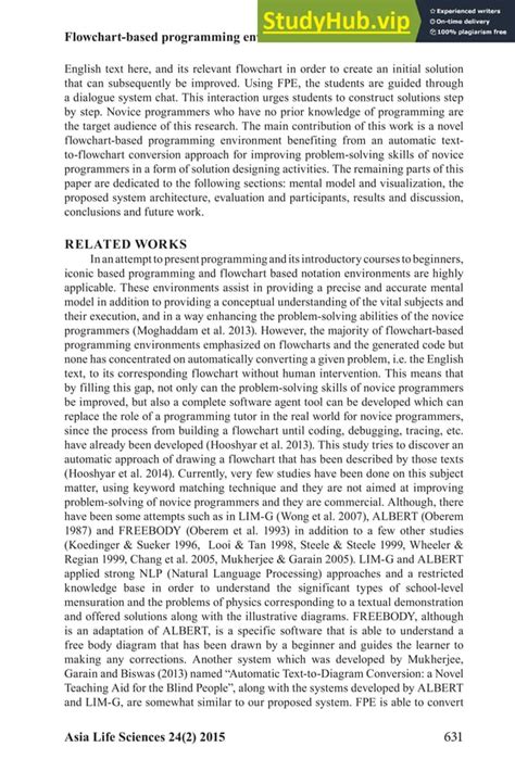 A Flowchart Based Programming Environment For Improving Problem Solving Skills Of Cs Minors In