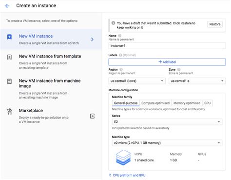 How To Create A Vm In Gcp