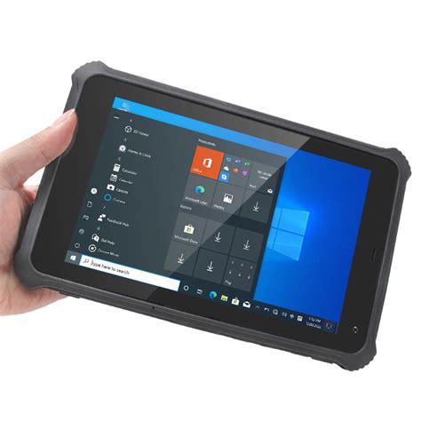 Intel Cherry Trail Processor IP67 Waterproof Tablets Biometric Fingerprint Reader Collection For
