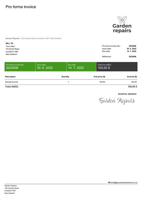 Proforma Invoice In Excel Format Infoupdate Org
