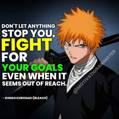 Inspiring Bleach Quotes