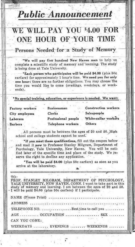 File Milgram Experiment Advertising  Wikimedia Commons