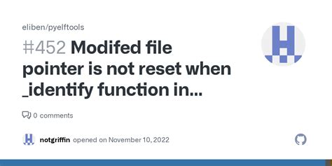 Modifed File Pointer Is Not Reset When Identify Function In Elffile Py