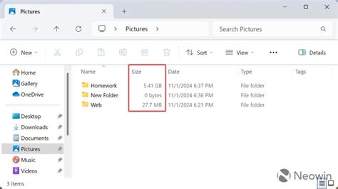 How To Display Folder Size In Windows 11 File Explorer Neowin
