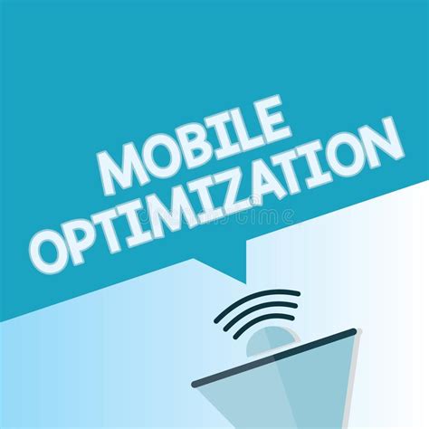 Word Writing Text Mobile Optimization Business Concept For Site Content Reformatted For