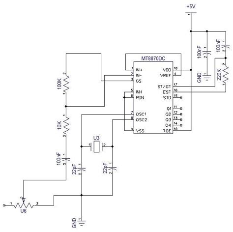 Mt8870 Dtmf Decoder Circuit Diagram Pdf