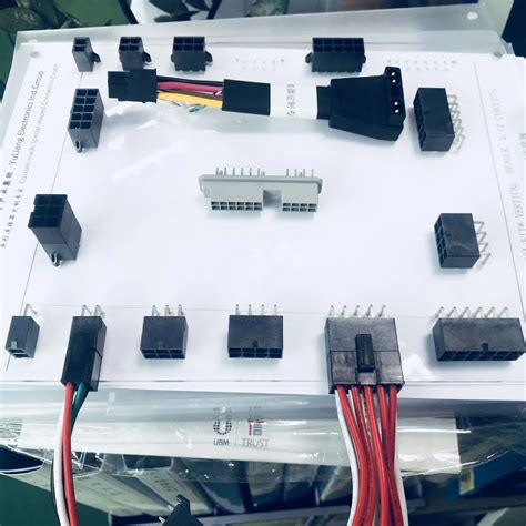 Mega Fit Type Wafer Header Connector Replace Molex 5 7mm Pitch Housing With Socket 6 Position