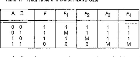 Table 1 From A Cmos Stuck Open Fault Simulator Semantic Scholar