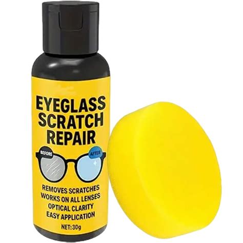 Eyeglass Lens Scratch Remover Spray Repair Solution For Glasses Cleans