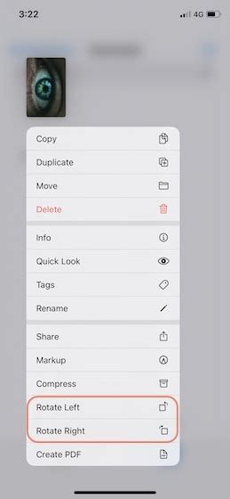 How To Rotate Images In Files App In Ios Beebom