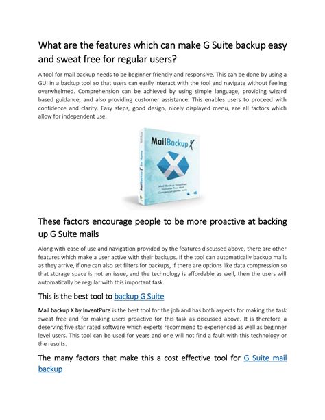 Backup G Suite Email By Stevenaadam Issuu