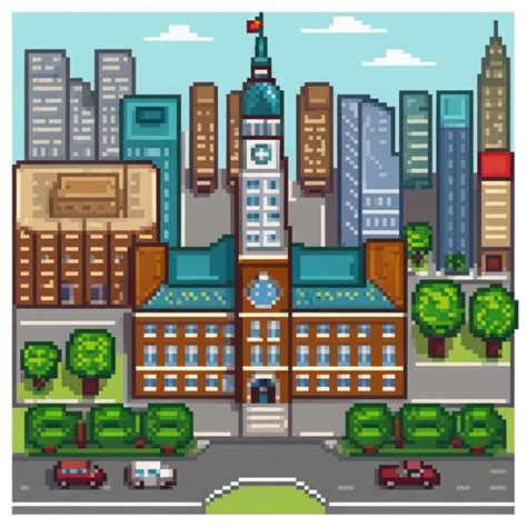 Premium Ai Image Raditional Pixel Art Reinvented And Reinterpreted Through Ai Algorithms