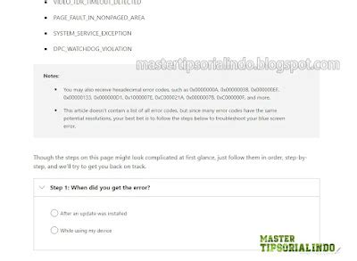 Memperbaiki Error BSOD KERNEL AUTO BOOST LOCK ACQUISITION WITH RAISED IRQL Mastertipsorialindo