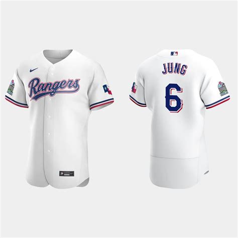 Josh Jung Texas Rangers Home Jersey White Katinatsports Store