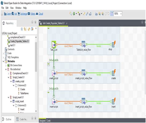 Creating And Populating Tables In Talend Open Studio Helical IT Solutions Pvt Ltd