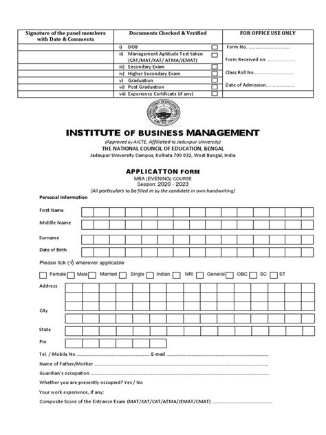 Ibm Application Form 20 10 19 Pdf Pdf Educational Stages Test