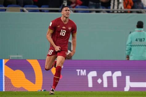 Dusan Vlahovic Grabs Penis Celebrating After Rumours Of Affair With Team Mates Wife Daily Star