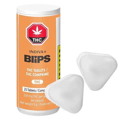 Indiva Blips Thc Tablets Online Lowest Price Canna Cabana Lowest