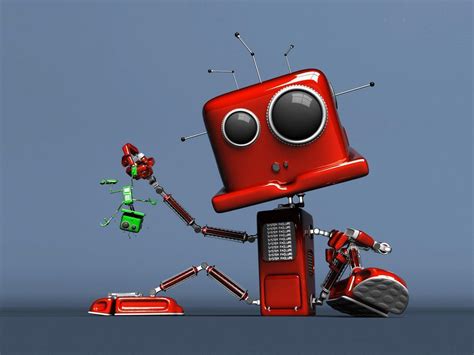 Cute Robot Wallpapers Top Free Cute Robot Backgrounds Wallpaperaccess