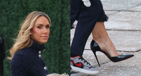 Lara Trump Wears Black Christian Louboutin Shoes For Inauguration Day