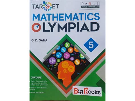 Target Mathematics Olympiad Class 5 Math Olympiad Book